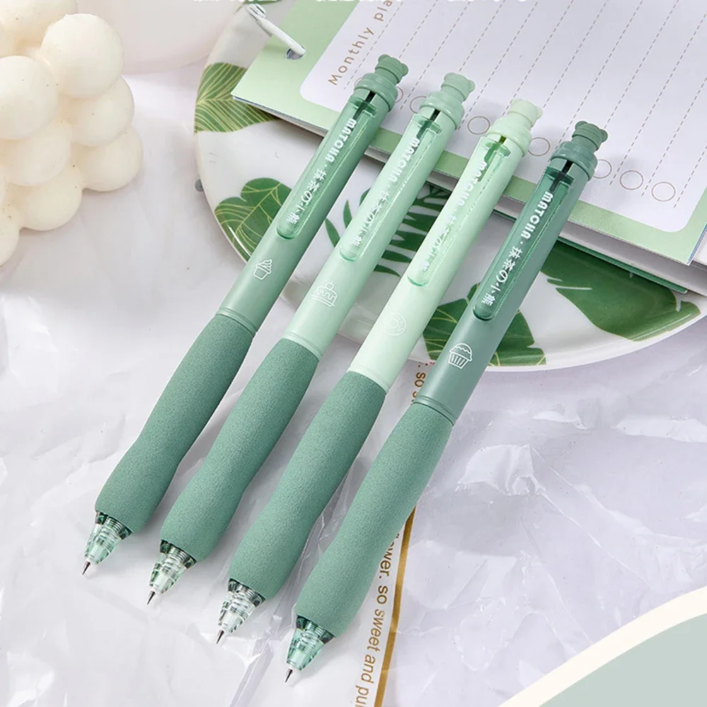 4Pcs-Box-Press-Coffee-Matcha-0-5mm-Erasable-Gel-Pen-Soft-Grip-Sponge ...