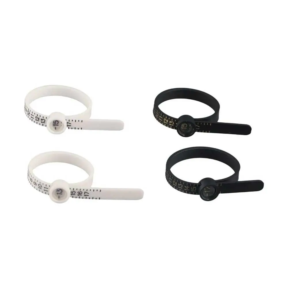 White-Reusable-Ring-Measurer-With-Magnifier-UK-US-EU-Size-Ring-Ruler ...