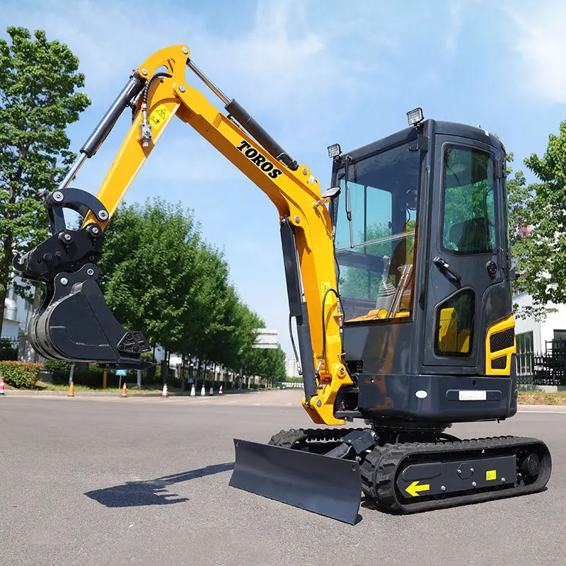 Gro-handel-hoch-effiziente-Crawler-Mini-bagger-2000kg-multifunktion-ale ...