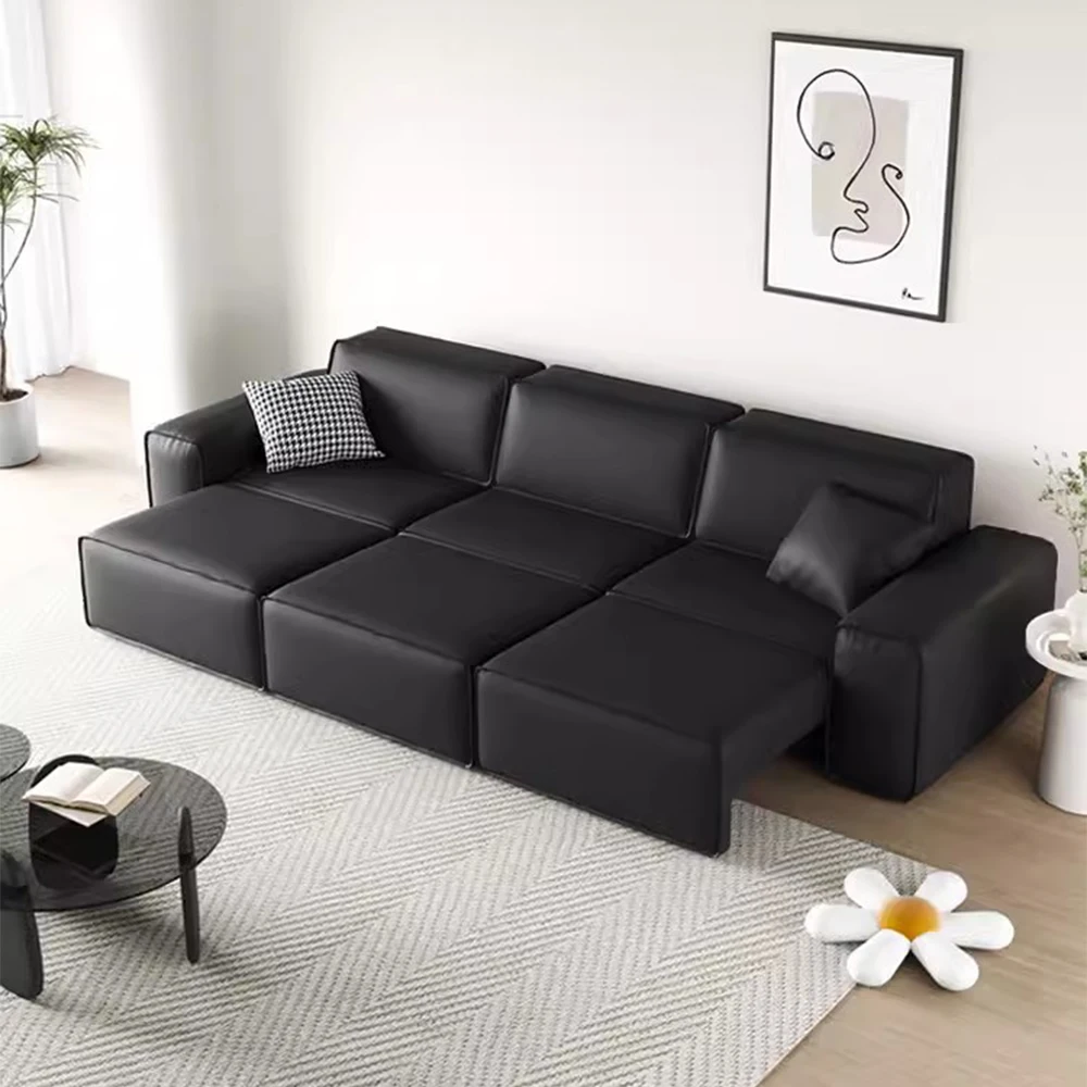 MANBAS-Multifunction-Folding-Convertible-Sofa-Genuine-Leather-Tofu ...