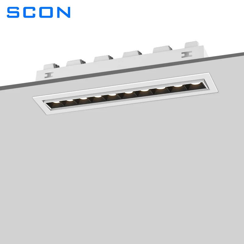 SCON LED Spotlight Recessed Rectangular 5W 10W 15W Office Living Room ...