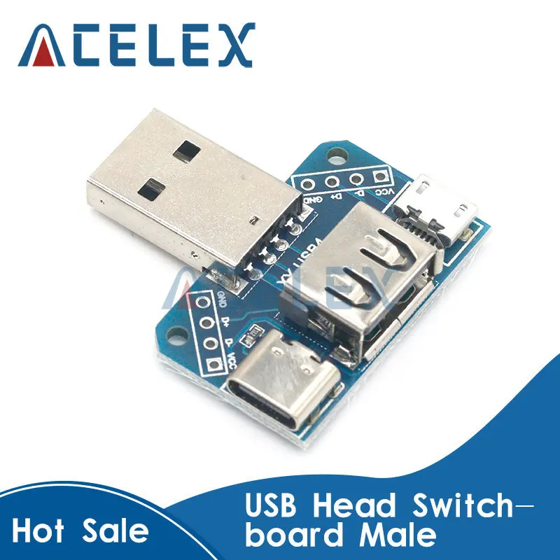 Micro Usb Female Connector | Usb Head Switchboard | Transfer Test Board ...