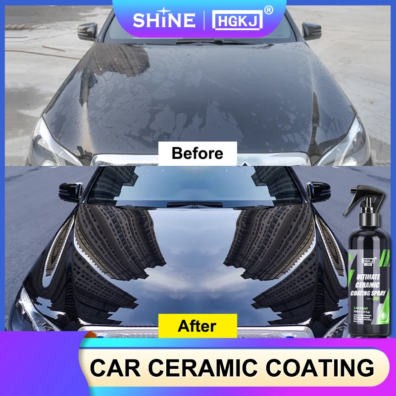 Ceramic Coating For Cars Paint Mirror Shine Crystal Wax Spray Nano ...