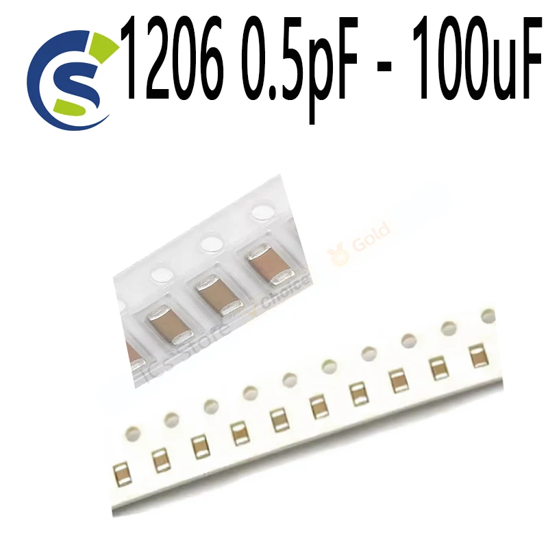 100pcs-SMD-Chip-Multilayer-Ceramic-Capacitor-10pF-100pF-1nF-10nF-15nF ...