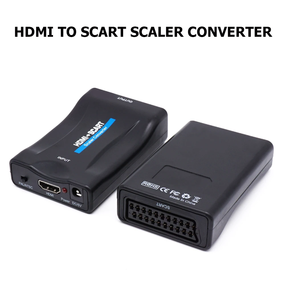 Digital Hdmi Video And Audio To Scart Composite 1080p Video Scaler ...