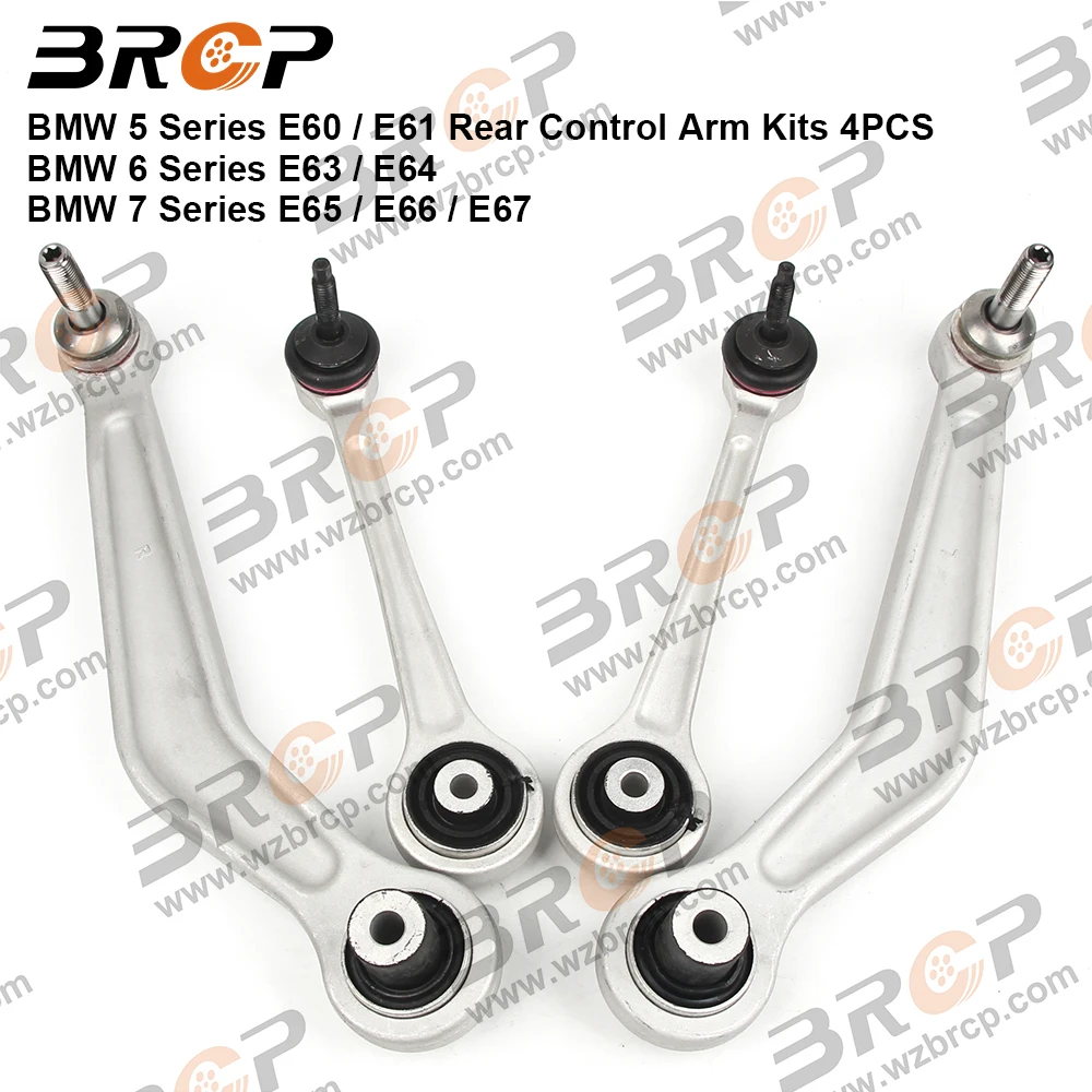 BRCP Rear Suspension Control Arm Kits For BMW 5 6 7 Series E60 E61 E63 E64 E65 E66 E67 ...