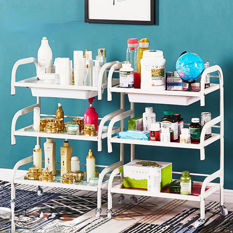 Fashion-Cosmetologist-Trolley-Multilayer-Partition-Rolling-Cart-with ...