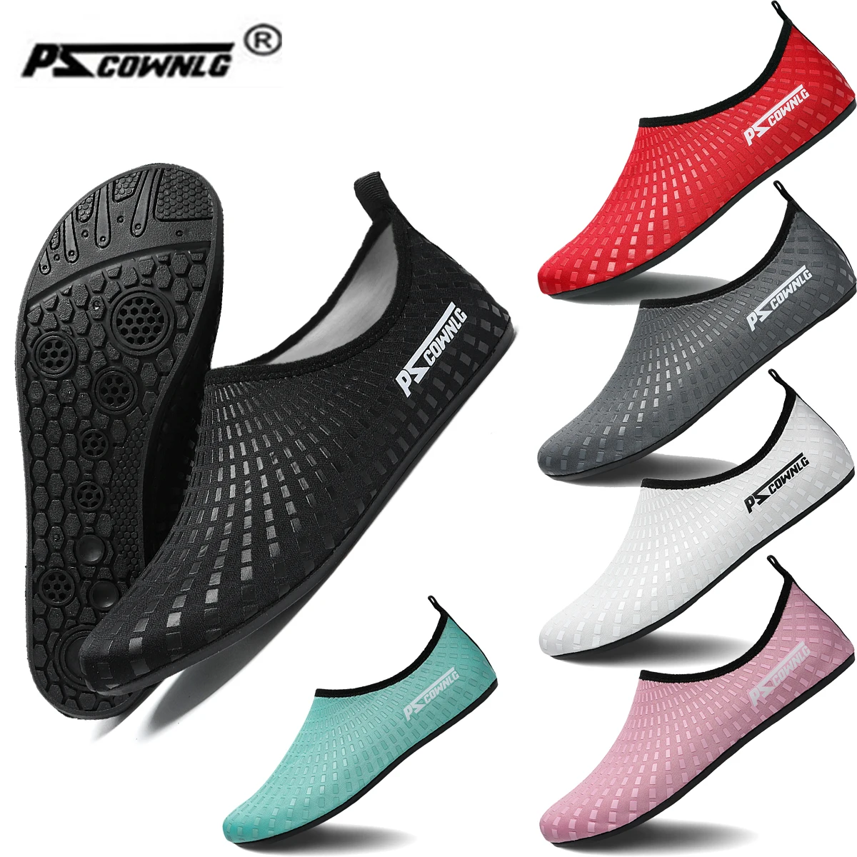 Water Non-Slip Sneaker Shoes Swimming Diving Socks Summer Beach Flat ...