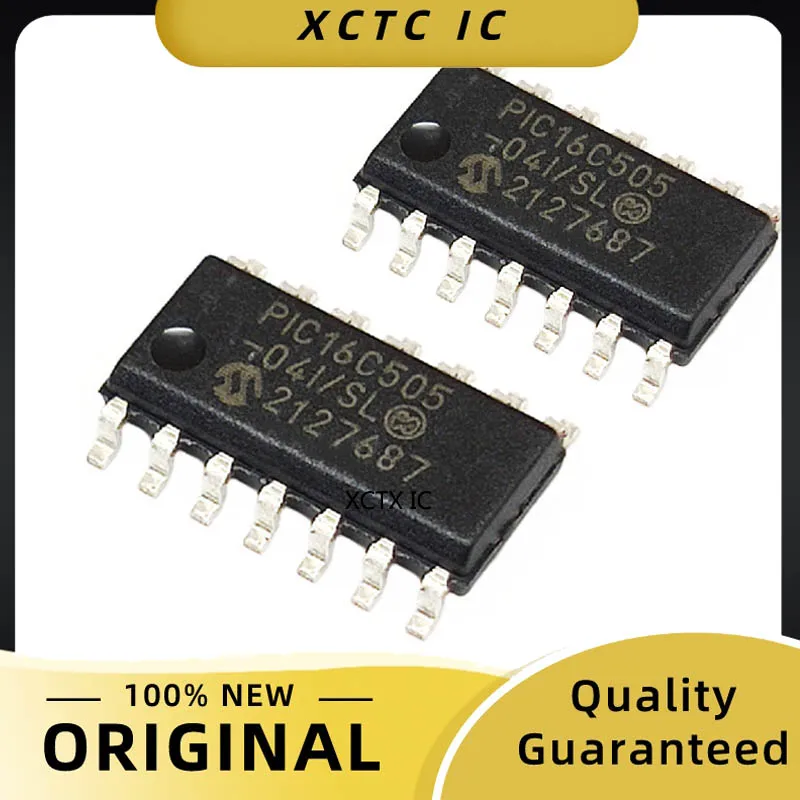 PIC16C505-IC-PIC16C505-04I-SL-New-Original-SOIC-14-8-bit ...