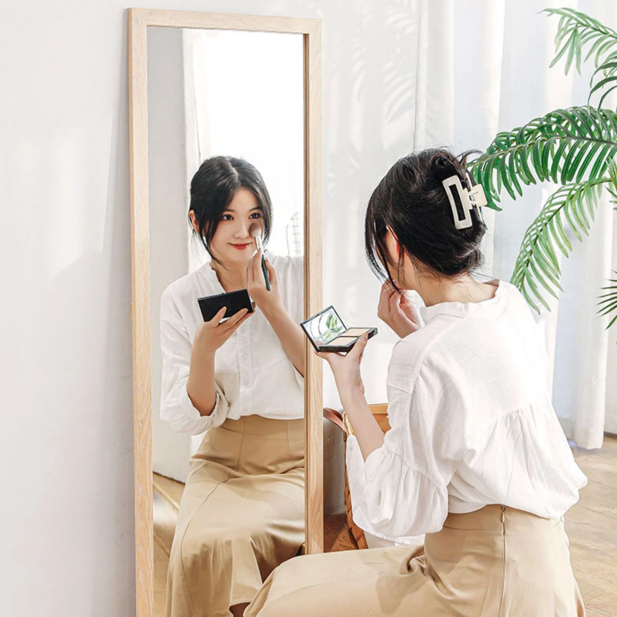 157cm-wood-Port-maelot-mirror-full-body-mirror-high-definition-dressing ...