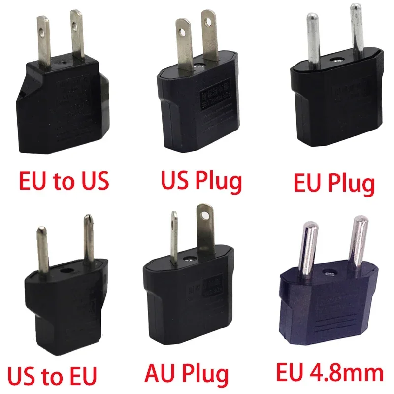New-CN-US-To-EU-Plug-Adapter-AC-Converter-American-China-To-EU-Euro ...