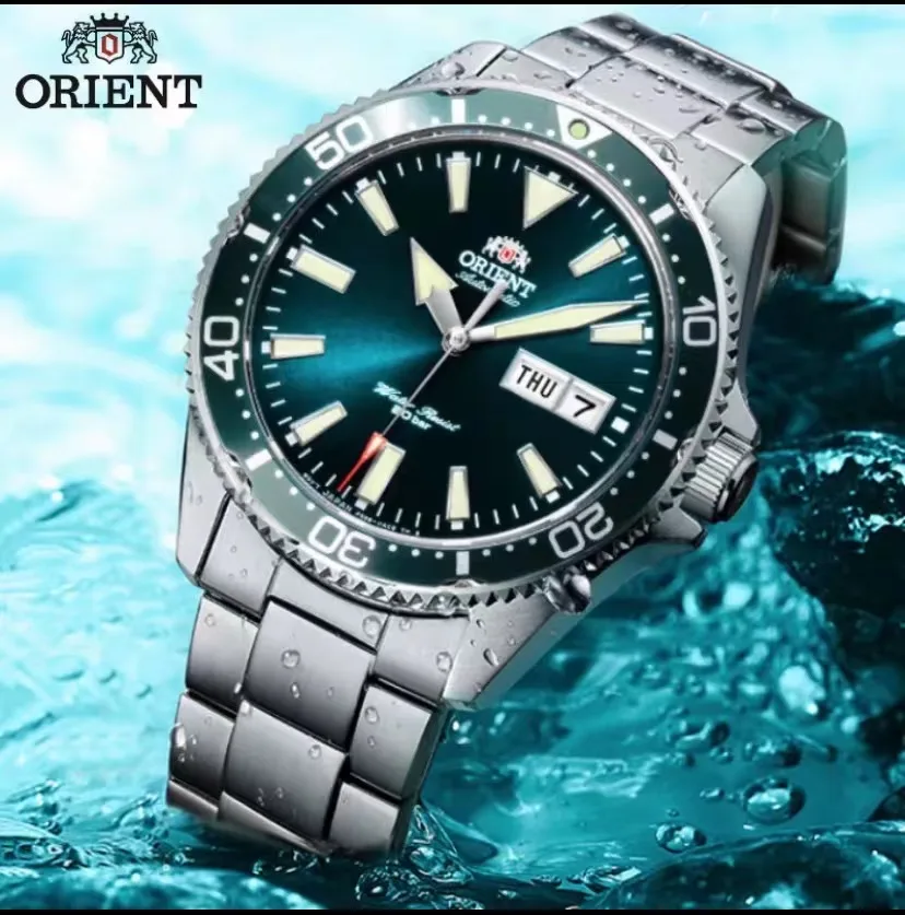ORIENT-Automatic-Mechanical-Watch-200-Meters-Waterproof-Luminous-Water ...