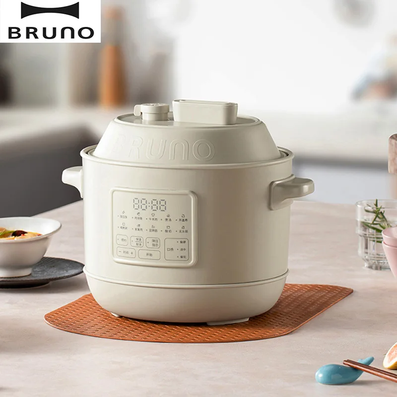BRUNO-Electric-Pressure-Cooker-70Kpa-Automatic-Pressure-Relief-Rice ...
