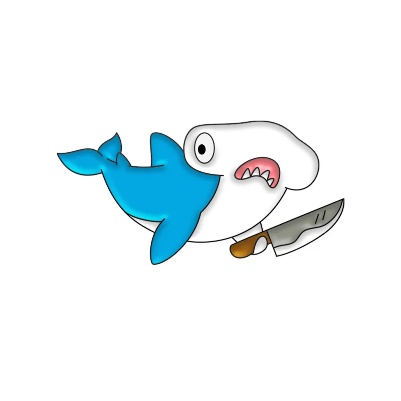 Shark Eating Starfish