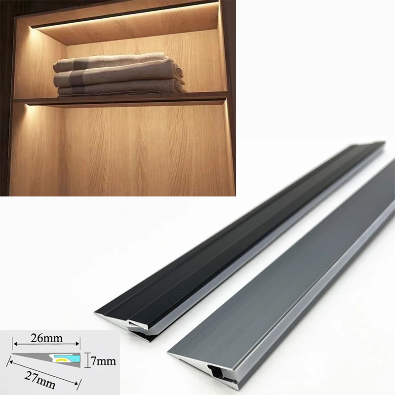 45 Degree Oblique Beam LED Light Bar Aluminum Profile Cabinet Layer ...