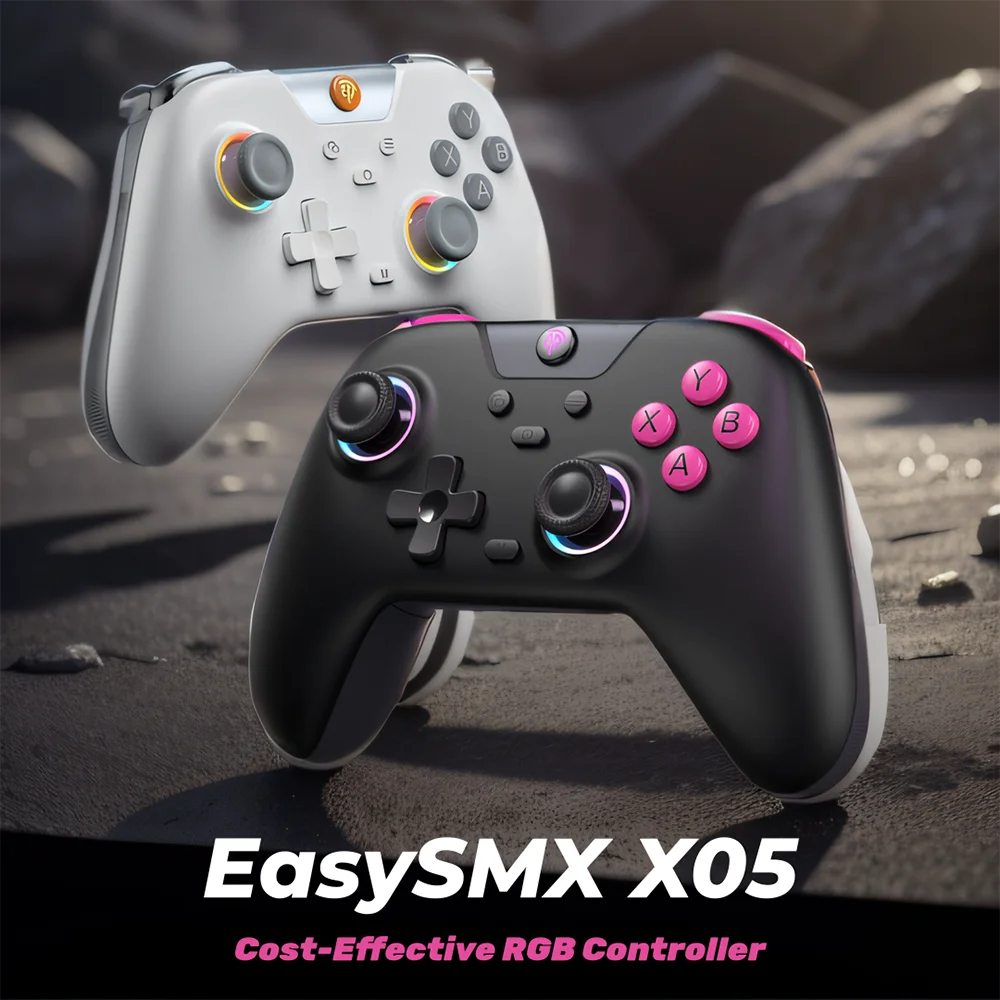EasySMX-X05-Wireless-Gamepad-RGB-Controlador-de-jogos-compat-vel-com-PC ...