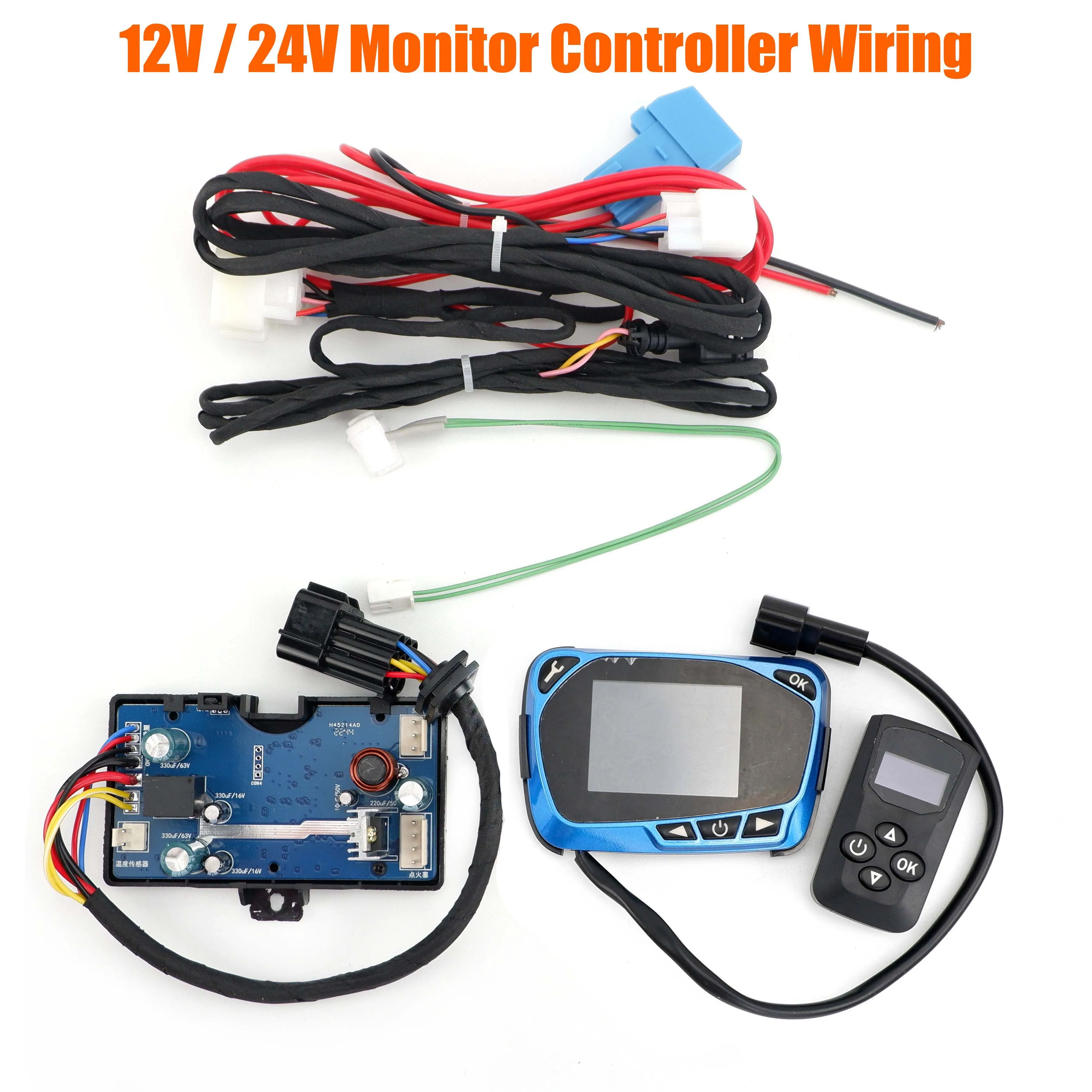 12V-24V-2KW-3KW-5KW-8KW-Air-Diesel-Heater-LCD-Monitor-Switch-Control ...