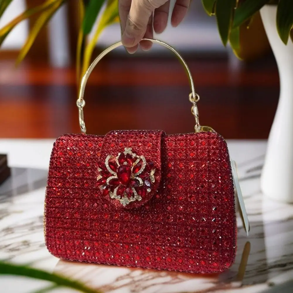 XIYUAN-Women-red-Green-Crystal-Clutch-Evening-Handbags-Party-Wedding ...