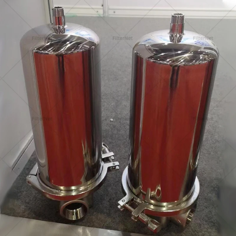 Stainless Steel Water Filter Housing Heavy Duty Silver Water Filter ...