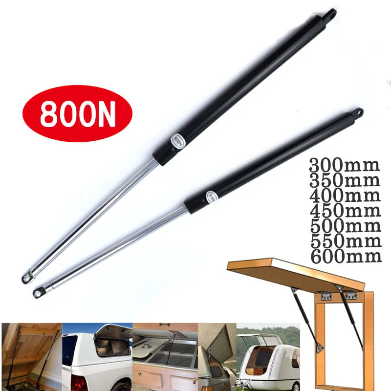 2pcs 800n 300-600mm Car Front Hood Lift Supports Strut Shocks Gas ...