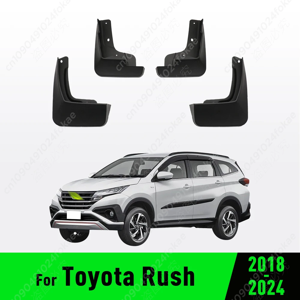 For Toyota Rush 2018 2019 2020 2021 2022 2023 2024 Fender Mudguard Mud ...