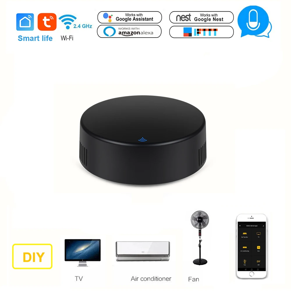 Control remoto infrarrojo Universal para TV, dispositivo con Wifi ...