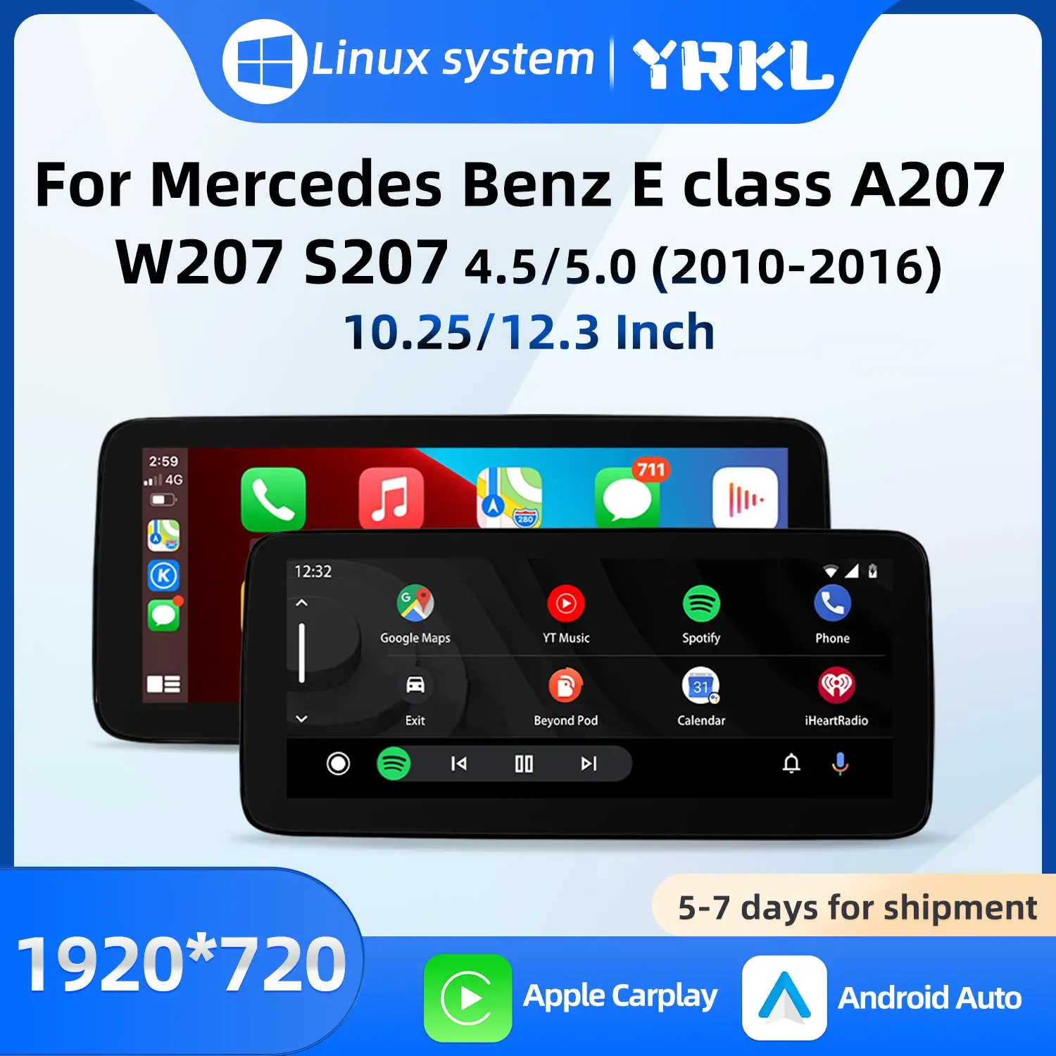 Multimedia Video Player For Mercedes Benz E class A207 W207 S207 NTG 4. ...