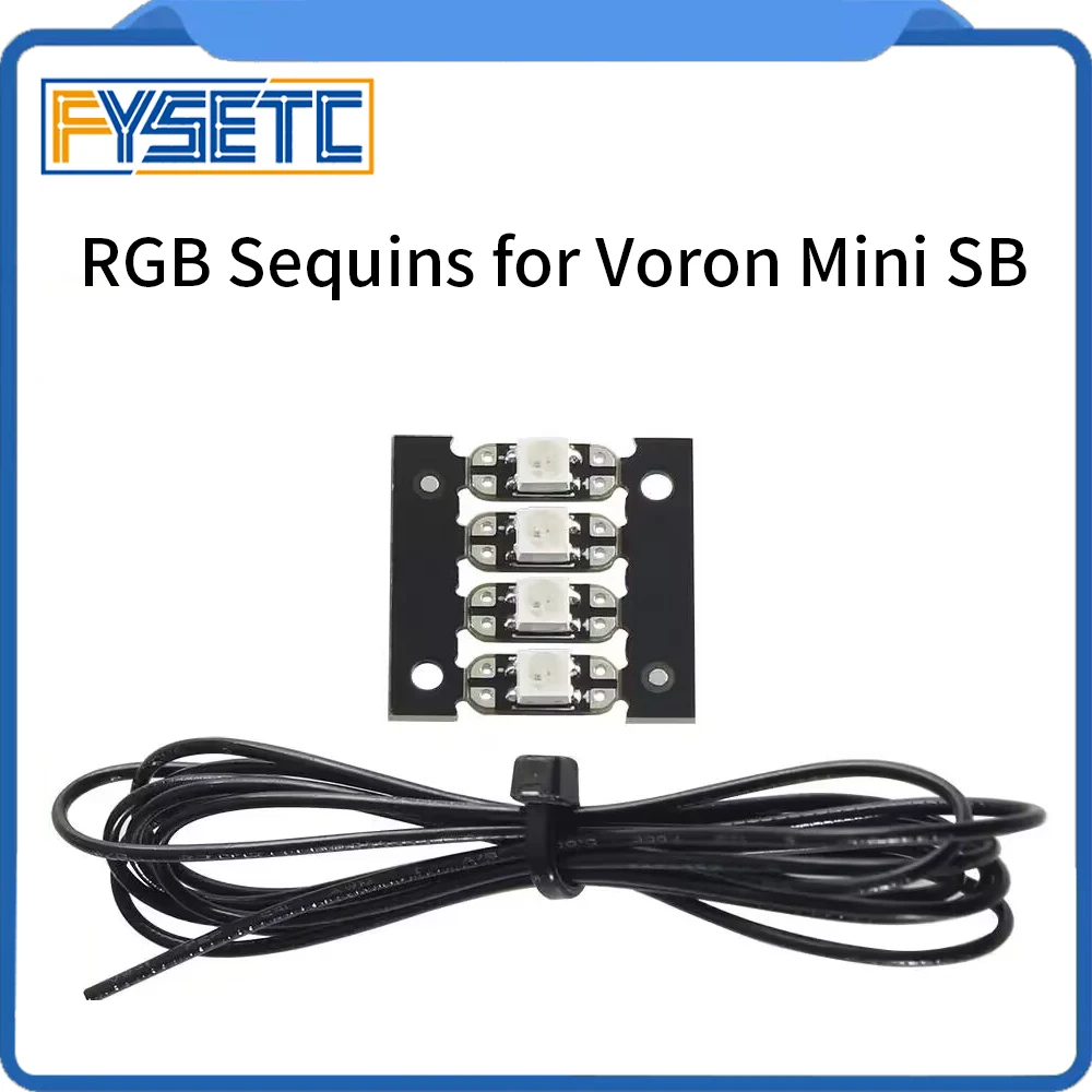 FYSETC-Sequins-with-RGB-WS2812-3535-Bright-RGB-LED-and-1M-26AWG-Teflon ...