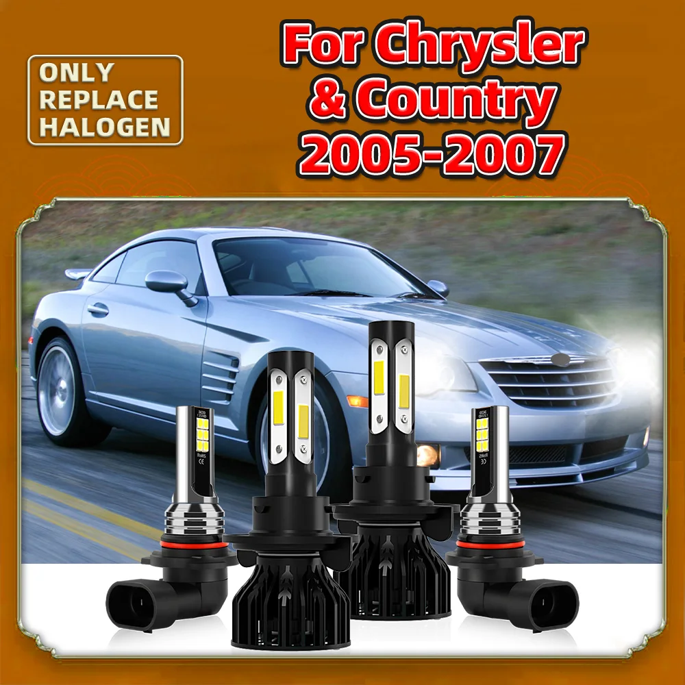 Car-12000LM-Headlamp-Hi-Lo-9008-H13-LED-Headlight-Turbo-90W-360-Auto ...