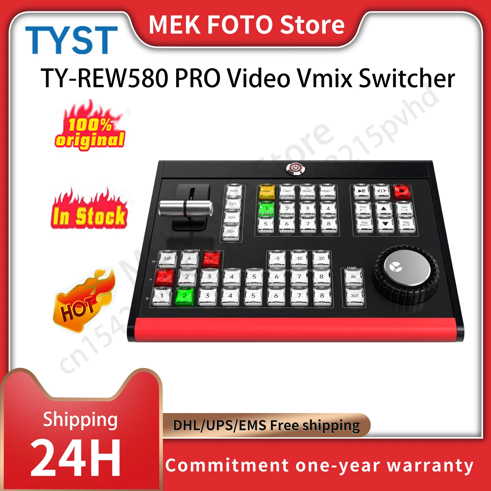 TYST-TY-REW580-PRO-Video-Vmix-Mini-Switcher-Control-Panel-Video ...