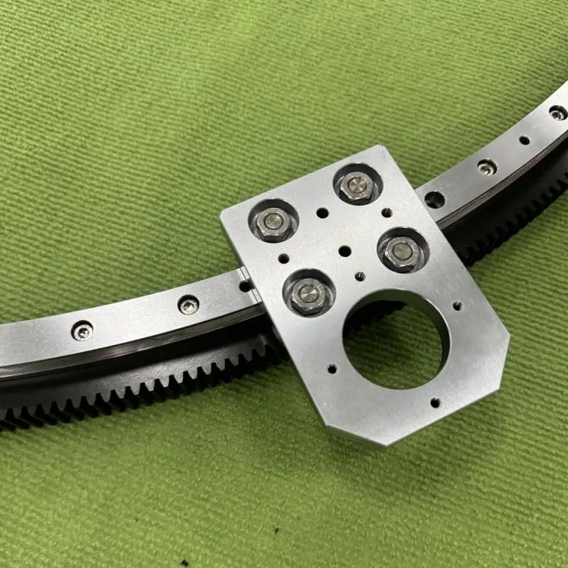 1 meter diameter high precision roller with teeth circular arc rack ...