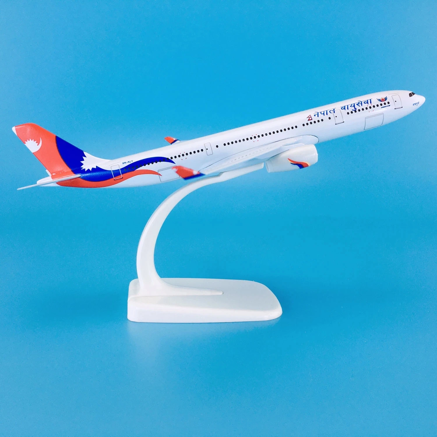 NEW-20cm-Alloy-Metal-AIR-Nepal-Airlines-Airbus-330-A330-Airplane-Model ...