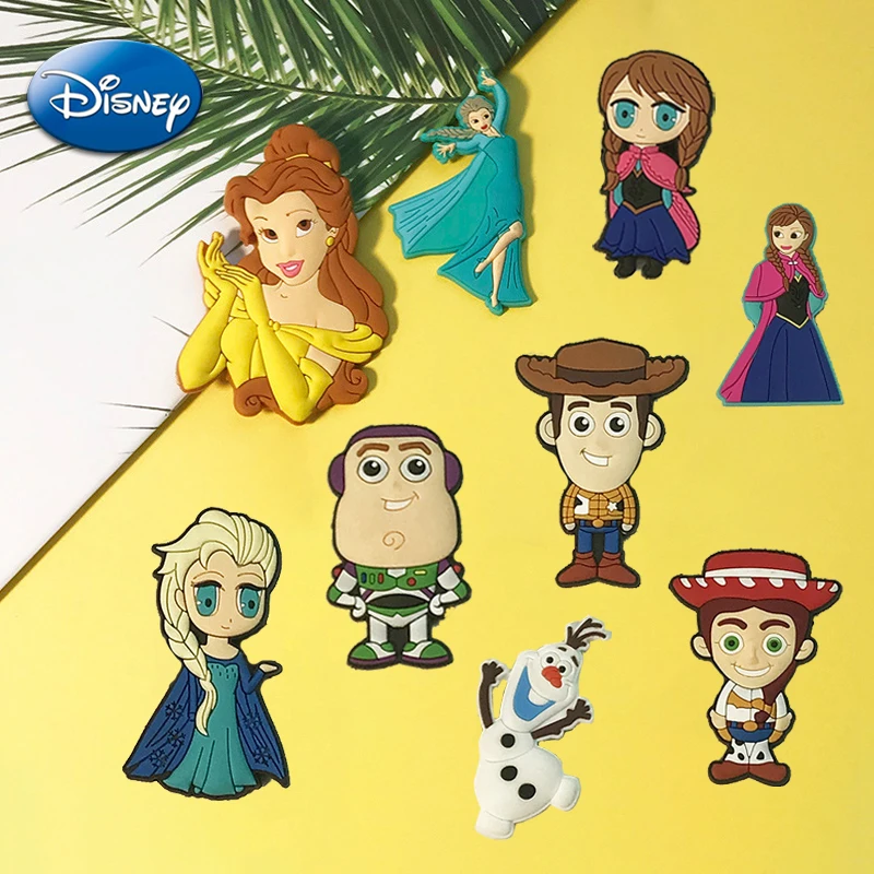 Disney-Anime-Frozen-Toy-Story-imanes-de-nevera-figuras-Kawaii-Elsa-Anna ...
