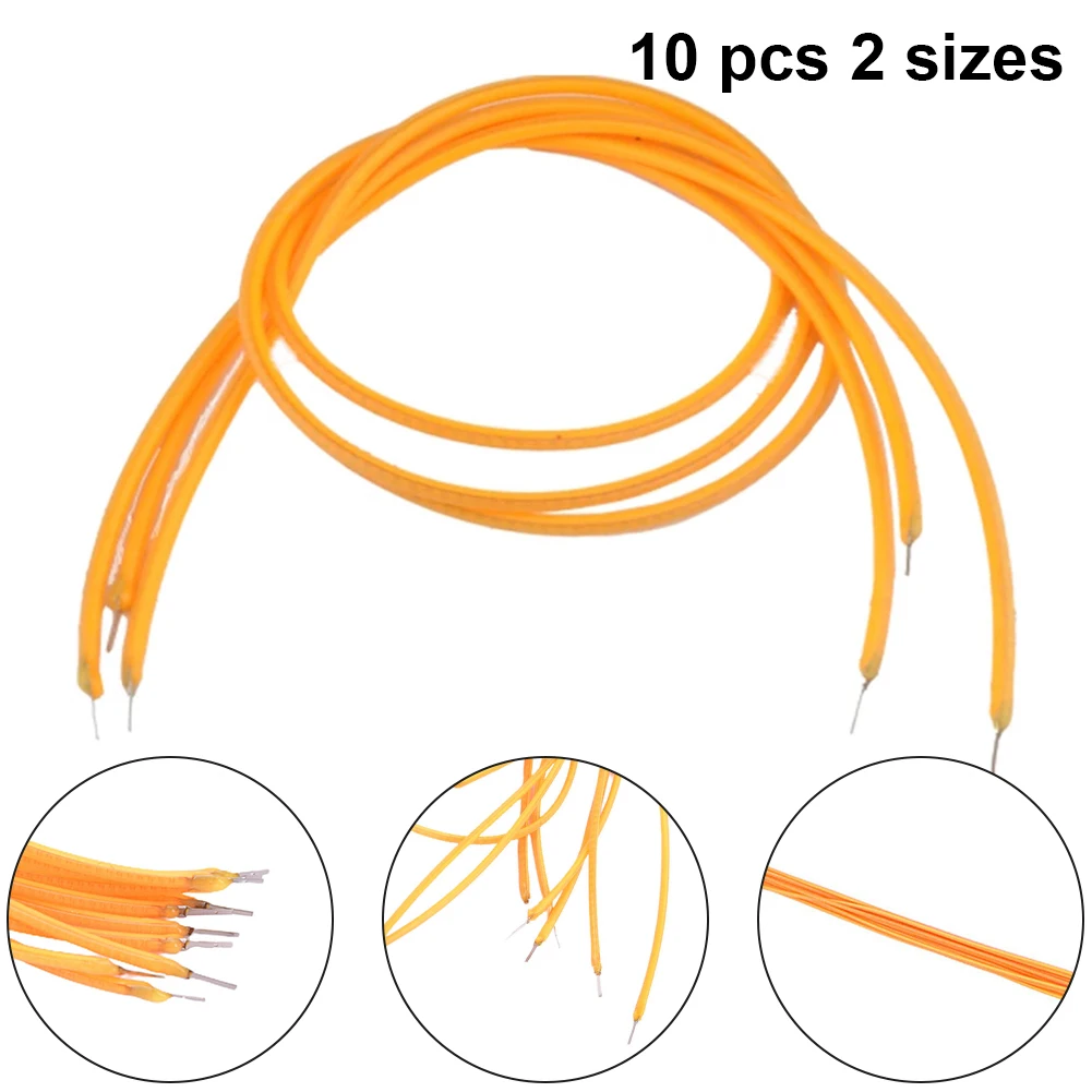 2200K-300mm-10pcs-3V-Bulb-Filament-Lamp-Parts-LED-Diodes-Flexible-Filam ...