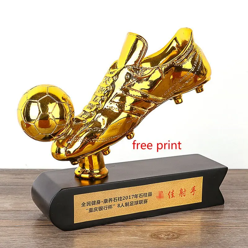 new-style-Football-Golden-Boot-Shoe-Trophy-Replica-The-Golden-Boot ...