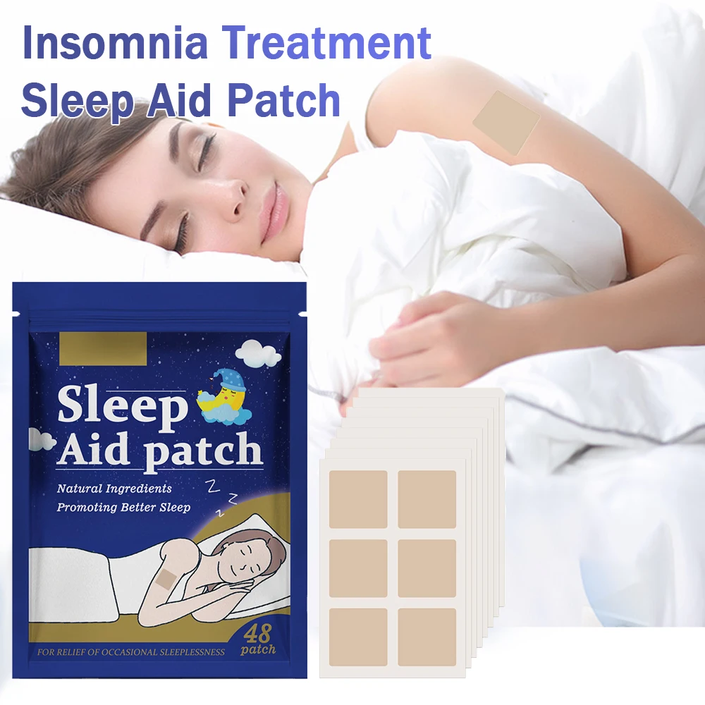 48ps-Insomnia-Treatment-Sleep-Aid-Patch-Relieve-Anxiety-Headache ...