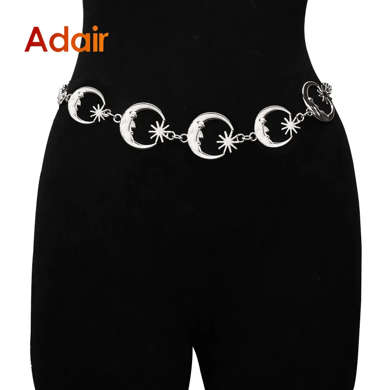 Fashion Waist Chain Belt For Women Gold Silver Color Metal High Quality ...