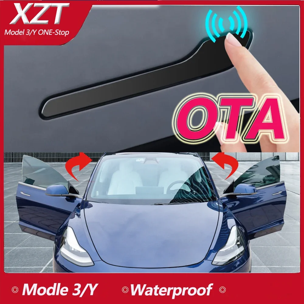 Smart Electric Suction Door Lock For Tesla Model 3 Y Silence Anti Pinch ...