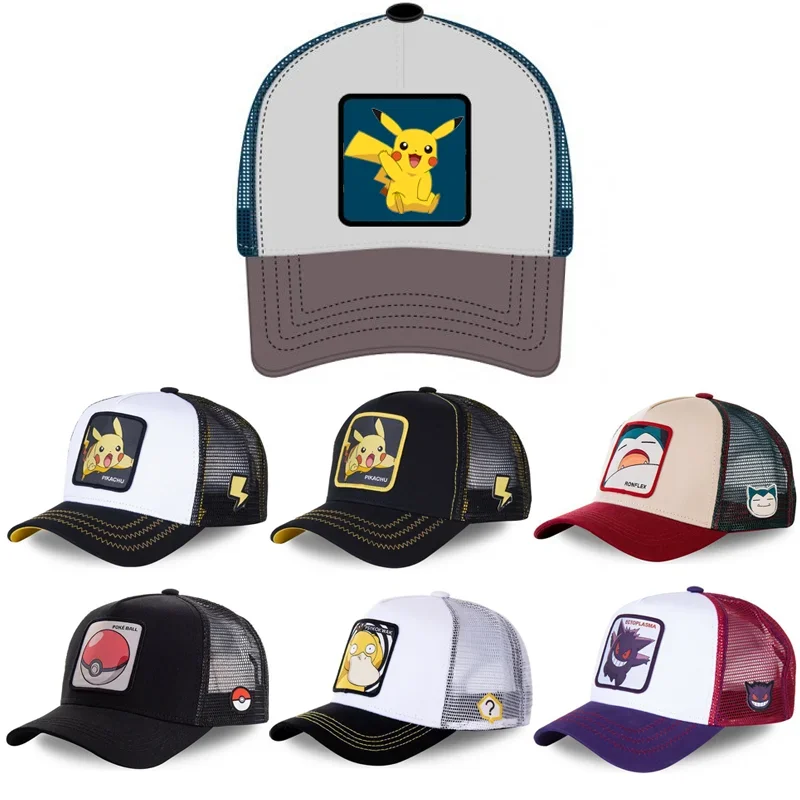 Gorra-de-b-isbol-bordada-de-Pok-mon-Pikachu-para-ni-os-y-mujeres ...