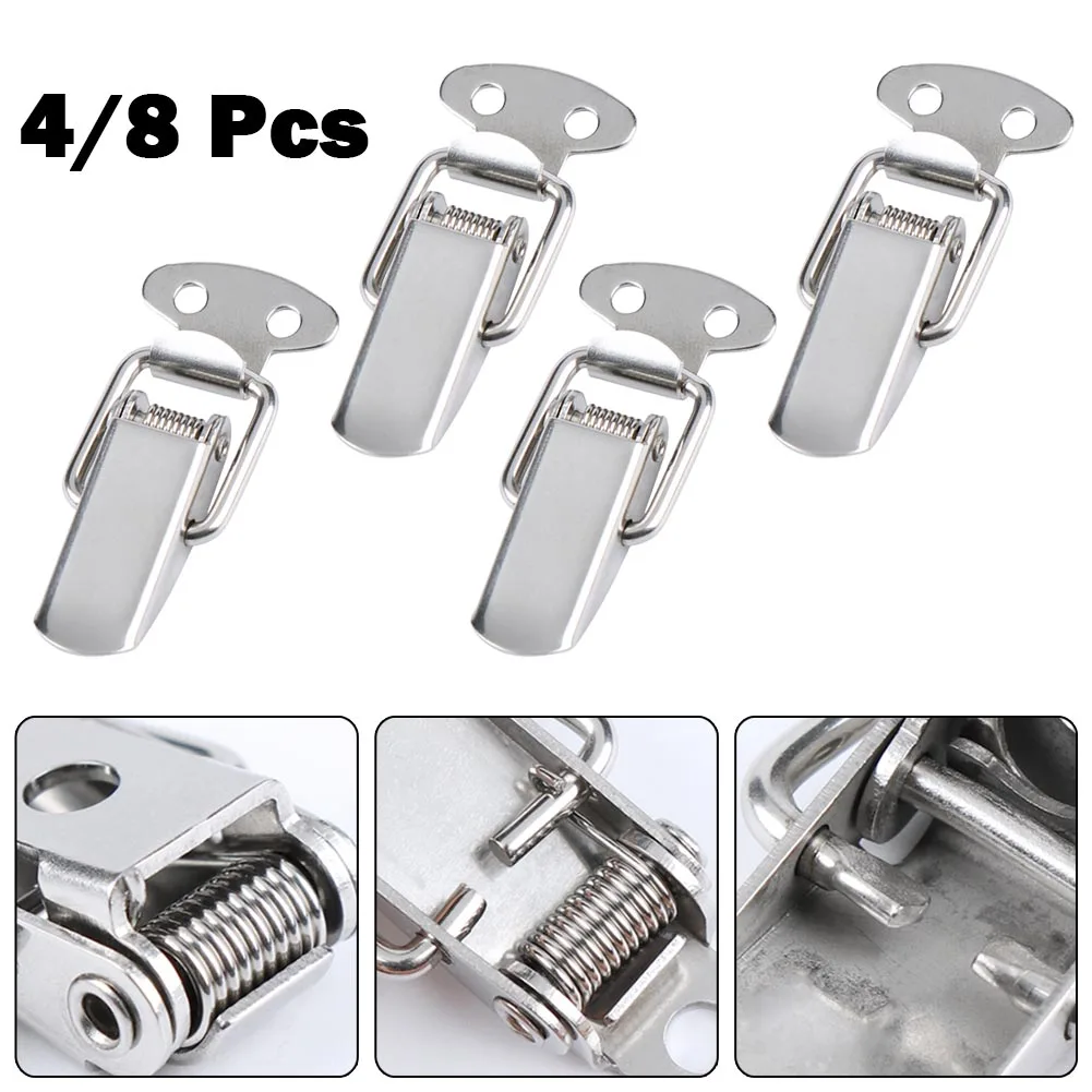 4PCS Toggle Latches Stainless Steel Toggle Latch Catch Clamp Spring ...