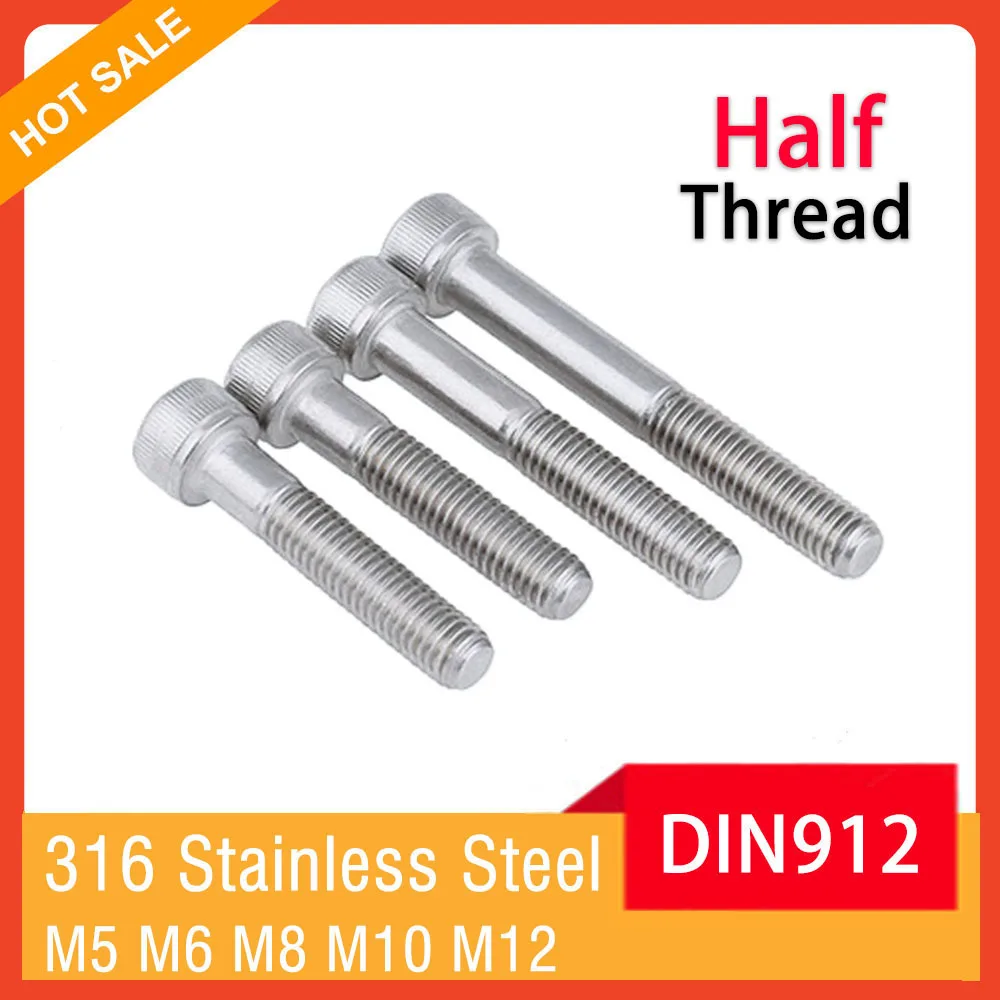 DIN912-A4-70-316-Stainless-Steel-Half-Tooth-Hexagon-Hex-Socket-Head-Cap ...