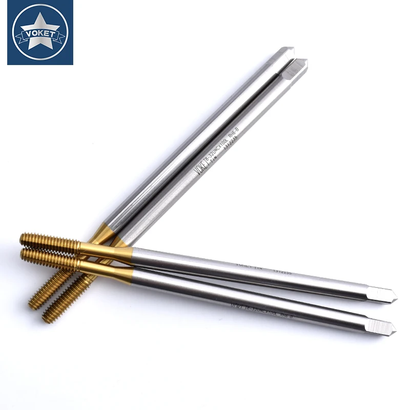 VOKET HSSE-M42 JIS Standard Long Shank 100L Roll Forming Tap UNC 2-56 4 ...