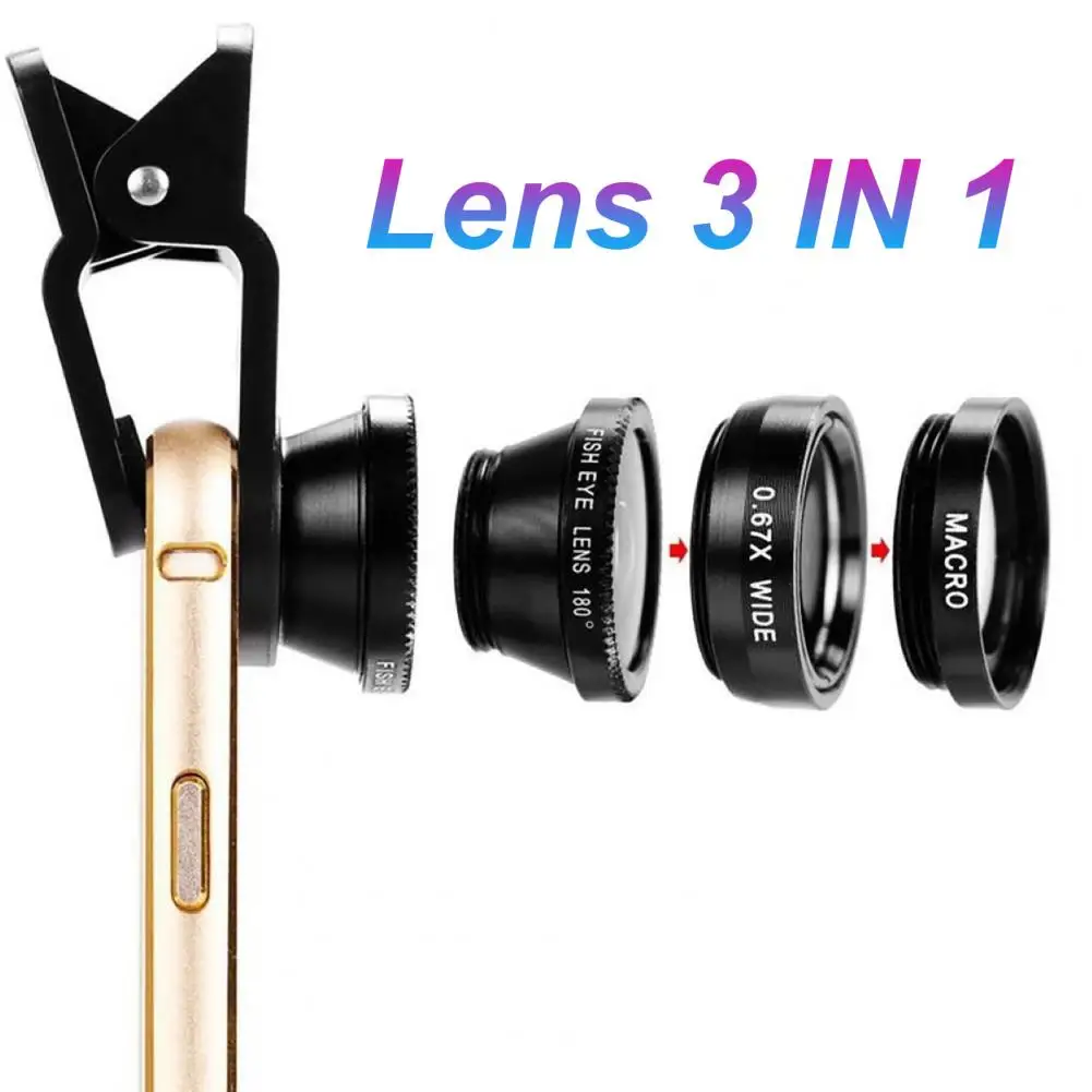 Phone-Macro-Lens-Lightweight-Phone-Macro-Fish-Eye-Lens-Easy-Operation ...