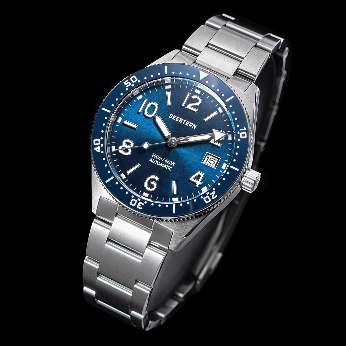 A homage of the Glashutte SeaQ - Seestern Skin diver w/ on the fly ...