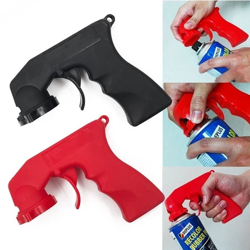 Spray Adaptor Paint Care Aerosol Spray Gun Handle with Full Grip ...