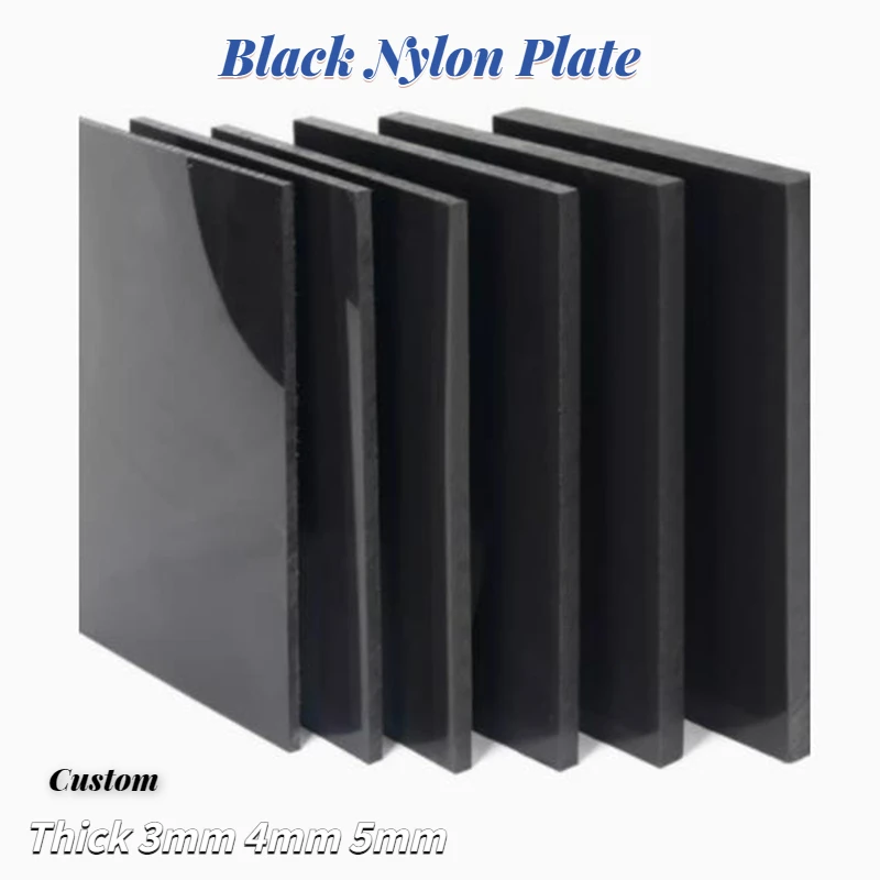 1-2-3Pcs-Black-Nylon-Plate-Wear-resistant-Nylon-Plate-ABS-POM-PP-Rubber ...