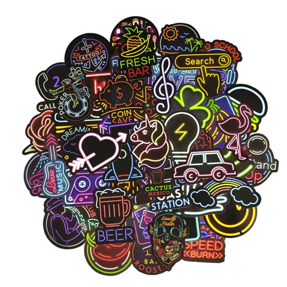 50pcs-Waterproof-Graffiti-Bicycle-Stickers-Cartoon-Laptops-Cars ...