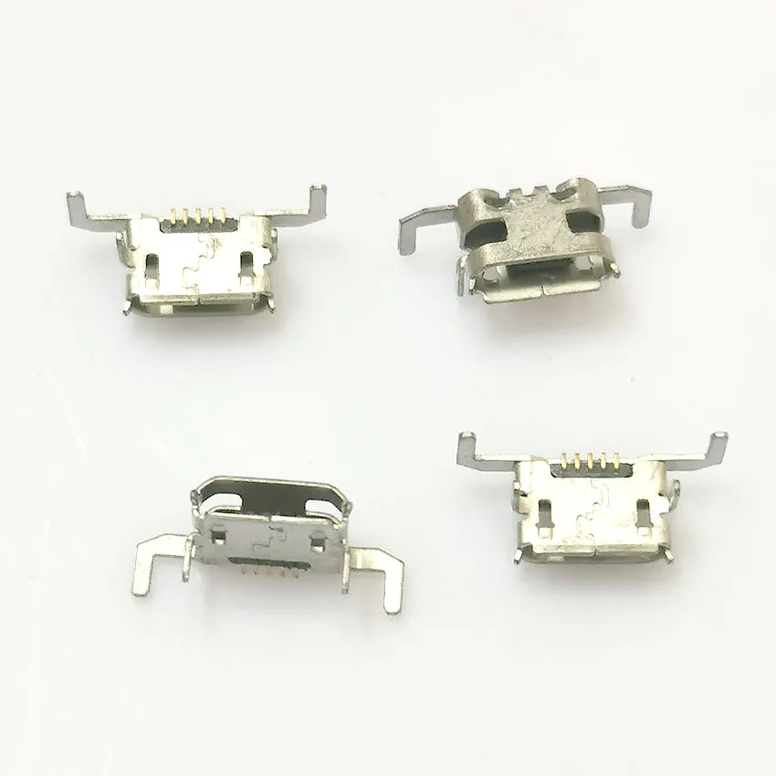 Conector de carga de energía Micro USB, 10 piezas, puerto de base para ...