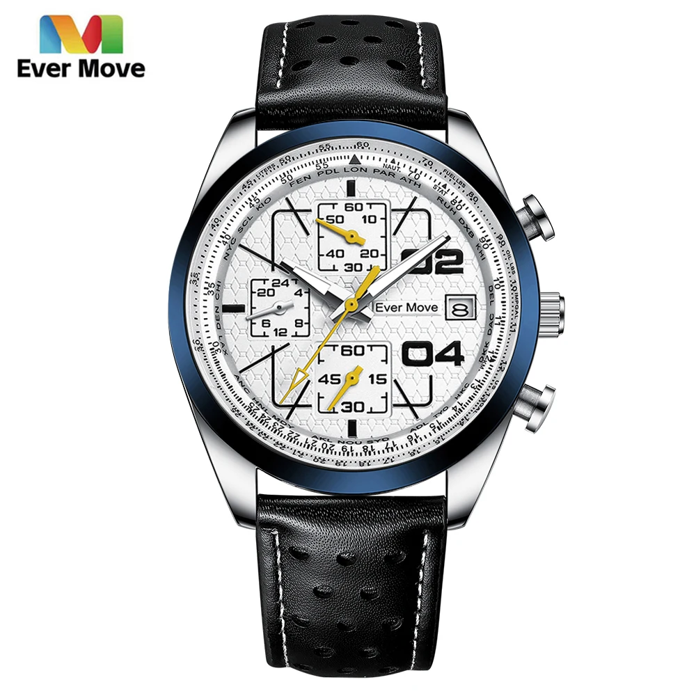 Ever-Move-Rel-gio-de-pulso-de-quartzo-masculino-imperme-vel-casual ...