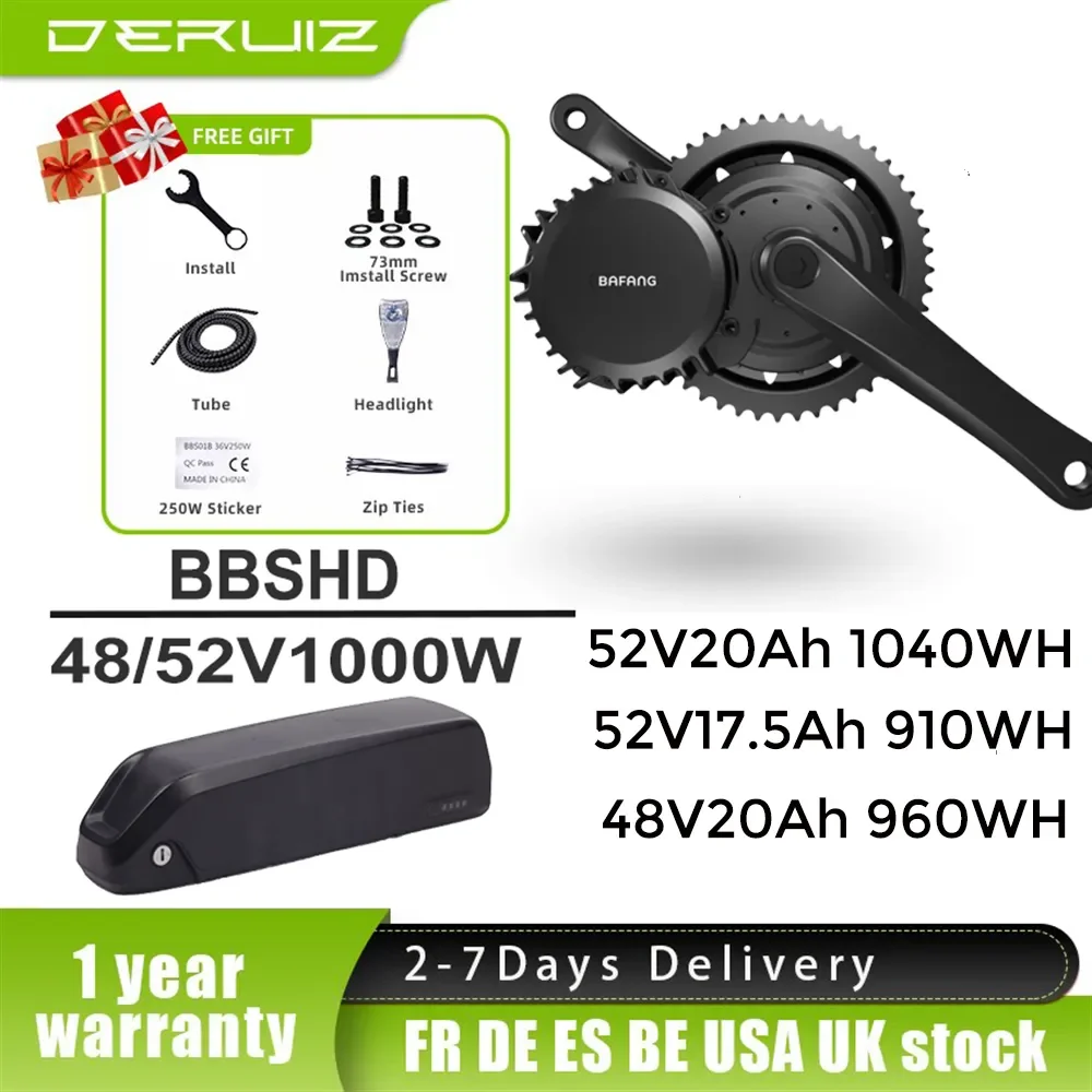 Bafang-Motor-48V52V-1000W-BBSHD-BBS03-Electric-Mid-Drive-Motor-Ebike ...
